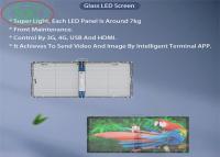 China Window Clear GOB LED Display Screen 15.625mm Pitch 7500cd Brightness Dual Backup Power for sale