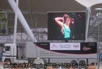 China P4 outdoor Car LED Sign Display Density 62500 , SMD High Brightness Led Screen Waterproof for sale