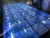 China Indoor Full Color Portable LED Dance Floor Panel 4.81mm Pixel 500x500mm Cabinet for sale