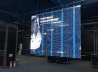 China IP30 hd Indoor P5.21 Transparent LED Screen Pixel Density 36864 Dots / sqm transparent video screen for sale