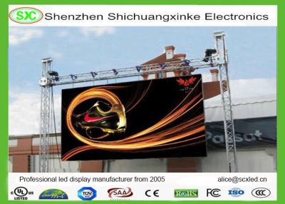 China Light Weight Super Thin Hanging LED Display , Chaming Events Led Screen 500x500 for sale