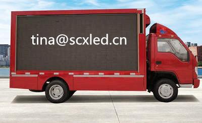 China P6 Full Color Mobile Truck LED Display 27778pixels/m² 7500cd/m² SMD CE Approved for sale