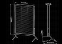 China 6.25mm RGB Transparent LED Display Screen 600x1200mm for Retail Shop Poster Advertising for sale