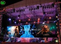 China Light Weight Super Thin Hanging LED Display , Chaming Events Led Screen 500x500 for sale