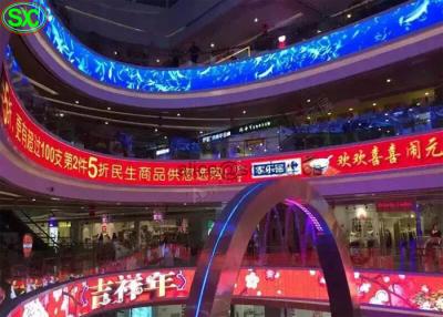 China P4 Outdoor Curtain LED Display IP65 Waterproof 62,500 Pixels/m² 8000cd/m² Brightness for sale