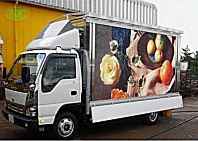 China Commercial Waterproof P8 LED Display Screen for Mobile Trucks - 7000cd/m² Brightness, 8mm Pixel Pitch for sale