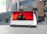 China Commercial Waterproof P8 LED Display Screen for Mobile Trucks - 7000cd/m² Brightness, 8mm Pixel Pitch for sale