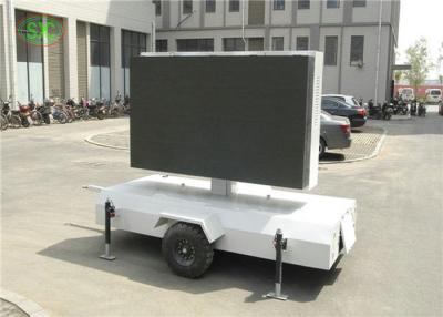 China 1R1G1B P4.81 Outdoor Mobile LED Digital Advertising Sign Trailer with 6000cd/m² Brightness and IP65 Rating for sale