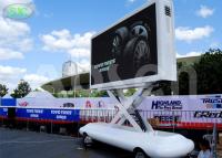 China 1R1G1B P4.81 Outdoor Mobile LED Digital Advertising Sign Trailer with 6000cd/m² Brightness and IP65 Rating for sale