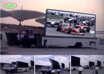 China Outdoor Mobile Truck LED Display 4mm Pitch 6000 cd/m² Brightness for Commercial Advertising for sale