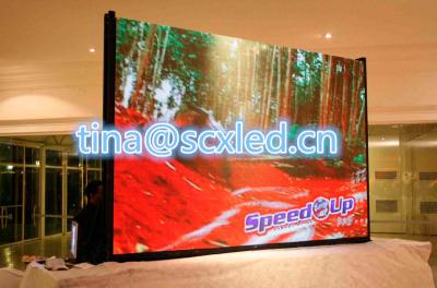 China P3.91 Rental LED Video Wall Screen IP67 Commercial Advertising Display 65410 Pixels for sale