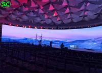 China Indoor P6 Curve Curtain LED Display 27778 pixels per sqm 5 Year Warranty for sale