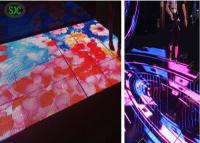 China 6.25mm Pixel Pitch Indoor LED Dance Floor Screen - 250mm×250mm Modules, 5000cd/m² Brightness for sale
