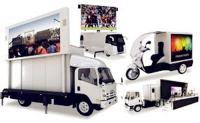 China Outdoor Waterproof P10 LED Display Screen for Mobile Truck Advertising 5500cd Brightness for sale