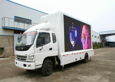 China P6 Mobile Truck LED Display 6000cd/m² Brightness IP65 Waterproof 96×96 Panel Resolution for Vehicle Advertising for sale