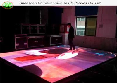 China P8.928 Full Color Interactive LED Floor Tile Screen - 1000x500mm Cabinet, 5000cd/sqm Brightness, IP64 Rated for sale
