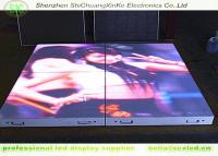 China SCXK P6 IP67 Waterproof RGB LED Dance Floor 20W Epistar Chip Glowing Lighting Effect for sale