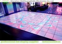 China SCXK P6 IP67 Waterproof RGB LED Dance Floor 20W Epistar Chip Glowing Lighting Effect for sale