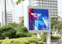 China P10 Outdoor Full Color LED Display 320x160mm Ultra Thin Hanging Advertising Screen for sale