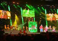 China P5 Outdoor LED Display 5mm Pixel Pitch 6500 cd/m² Brightness for Commercial Advertising for sale