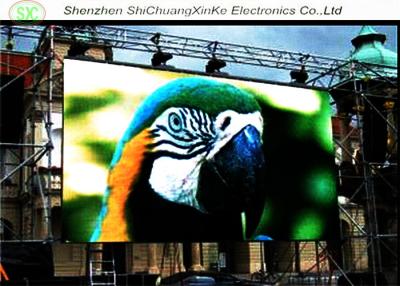 China PH8 Outdoor LED Display 8mm Pixel Pitch 2500cd/sqm Brightness Waterproof Advertising Screen for sale
