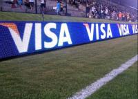China P5 Stadium Perimeter LED Display Billboard 6500cd/m² 1920Hz Refresh Rate for sale