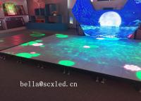 China Indoor SMD3535 Sound Active LED Disco Dance Floor Panel 500x1000mm 4.81mm Pitch for sale