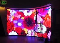China Indoor Full Color Curved LED Display P3.91 250x250mm Module 1/16 Scan for sale