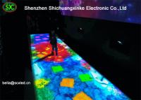 China Interactive LED Dance Floor 960x960mm Cabinet SMD3528 6.25mm Pitch 6000cd Brightness for sale