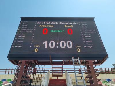 China Outdoor P10 Full Color LED Display 6000cd Brightness 320x160mm Module for sale