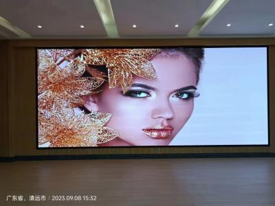 China Indoor Full Color LED Display 250x250mm 1/16 Scan Aluminum Cabinet 12kg for sale
