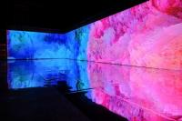 China Indoor Full Color LED Display Screen SMD P3.91 Custom Advertisement Vedio Background Wall for sale