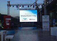 China P4.81mm Indoor Outdoor Waterproof Full Color LED Rental Display Screen 500x500mm for sale