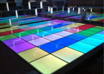 China Interactive LED Dance Floor 960x960mm Cabinet SMD3528 6.25mm Pitch 6000cd Brightness for sale