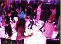 China P4.81 Full Color LED Dance Floor Panel 250x250mm Indoor Outdoor 110V 240V for sale