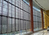 China P3.91-7.82mm Full Color Transparent LED Screen 6000cd Brightness for Glass Curtain Walls for sale