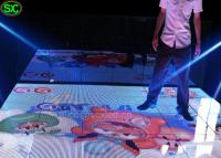 China Indoor LED Dance Floor Display , Wedding Wifi Control Floor Screen for sale