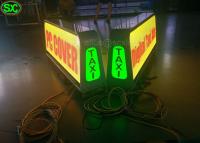 China P5 Full Color Car LED Sign Display 320x160mm 8000cd/m² for Taxi Roof Advertising for sale