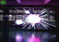 China P3.91 1000x1000mm Transparent LED Glass Screen 83% Transparency Outdoor RGB Display for sale