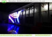 China P3.91 Transparent LED Display 65% Transparency 1000cd Brightness for Window Glass for sale