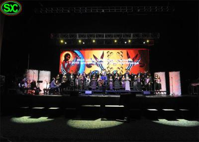China indoor Stage Background Led Display / 3.91mm Pixels Led Full Color Display for sale