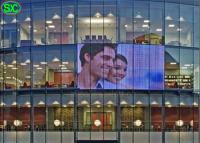 China P8.93 Transparent LED Video Wall Screen 83% Transparency 5000cd Brightness Epistar Chip for sale