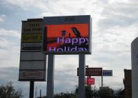 China Outdoor P10 10mm Pixel Pitch Full Color SMD3535 LED Billboard Advertising Display 320x160mm for sale