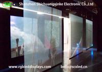 China TL6.25mm Transparent Glass Led Display for sale