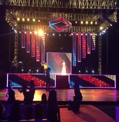China Indoor P2.5 Curved LED Video Wall Panel 320x160mm High Refresh 4200Hz for Rental for sale