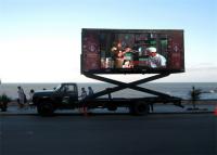 China P10 Outdoor Waterproof SMD 3535 Digital LED Mobile Advertising Truck 10000pixels/m2 3000Hz for sale