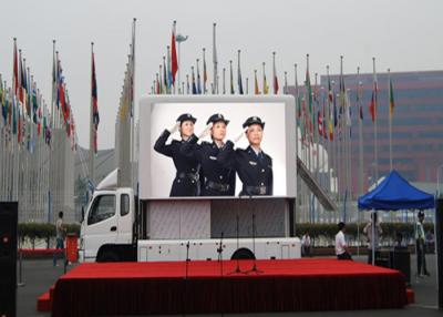 China Outdoor Full Color Mobile Truck LED Display Panel P10 8000cd Waterproof Billboard for sale