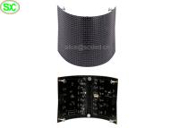 China 10mm Flexible LED Screen Panel - 60Hz Full Color Display with Meanwell Power Supply, 10000 Pixels/m² Density for sale