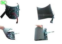 China P4 RGB LED Curtain Display 4mm Pixel Pitch IP65 Waterproof Wall Mounted Screen 2500cd/m² Brightness for sale