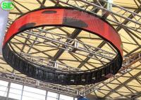 China P4 Indoor Flexible Curve LED Billboard Display - 4mm Pixel Pitch, 62,500 Pixels/m² Density, RGB 3-in-1 Technology for sale